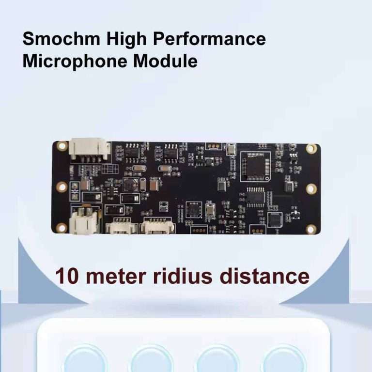 10 Meters High Performance AI 4 MIC Microphone Array Module Motherboard ...